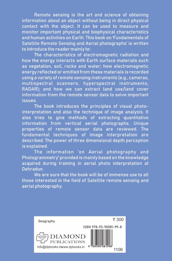 Fundamentals of Satellite Remote Sensing and Aerial Photographs ...